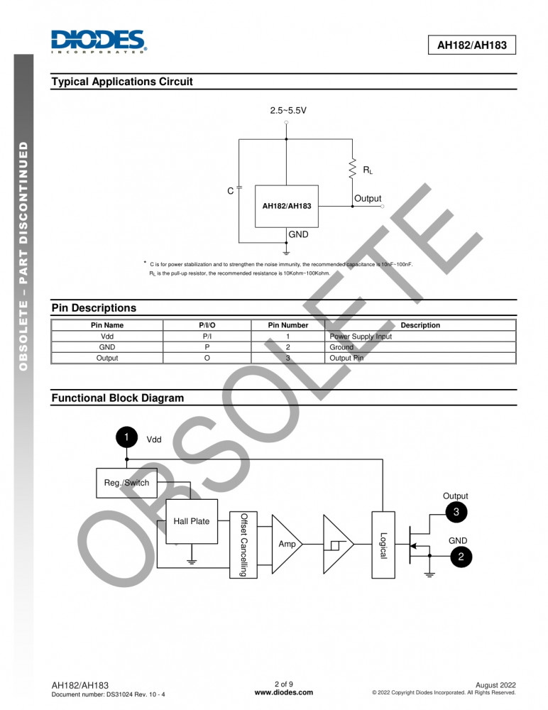 AH182-WG-7 datasheet page 2