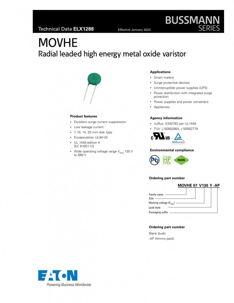 EATON MOVHE technical document page 1