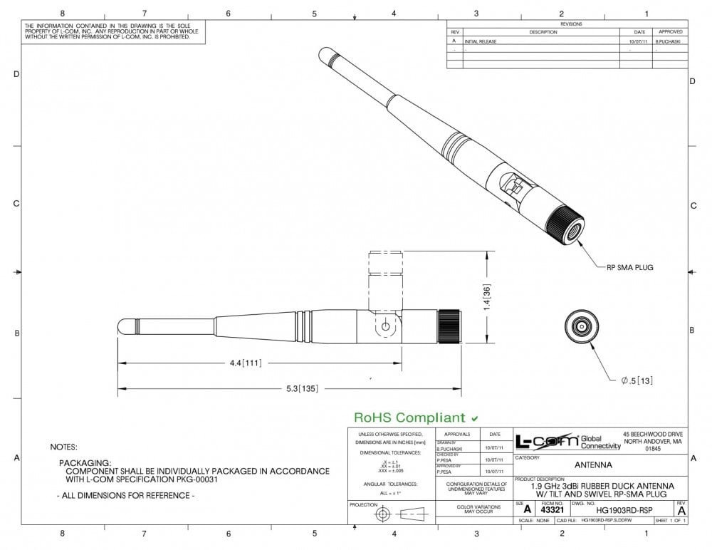 HG1903RD-RSP technical document preview