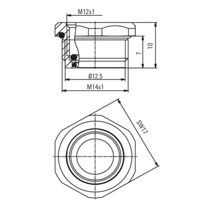 WEIDMULLER 1995850000 Circular Connector Housing