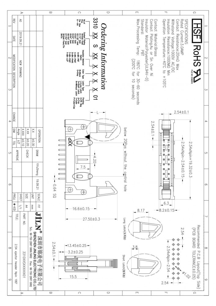 JILN 331014SG0ABLA03 technical drawing preview