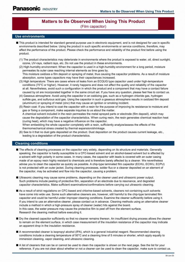 ECHU(X) datasheet page 4