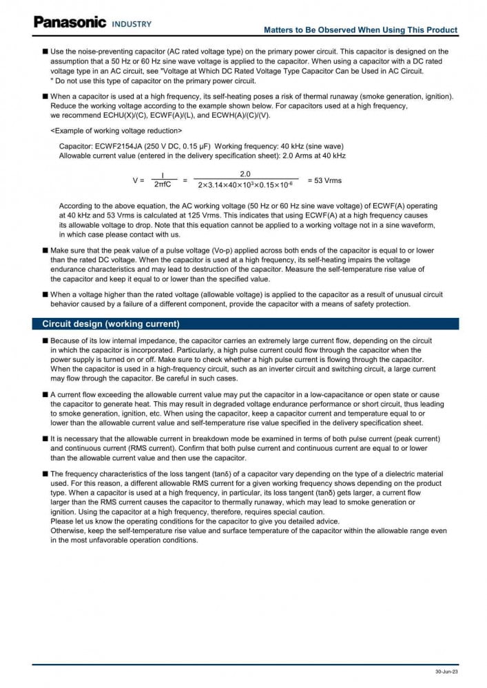 ECHU(X) datasheet page 9