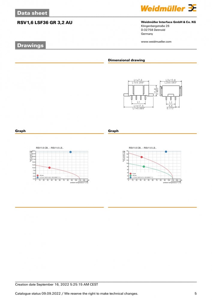 WEIDMULLER 1446800000 technical document page 5
