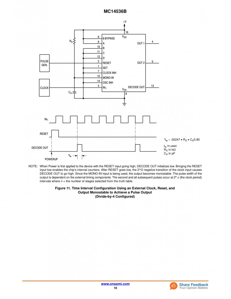 MC14536B datasheet page 10