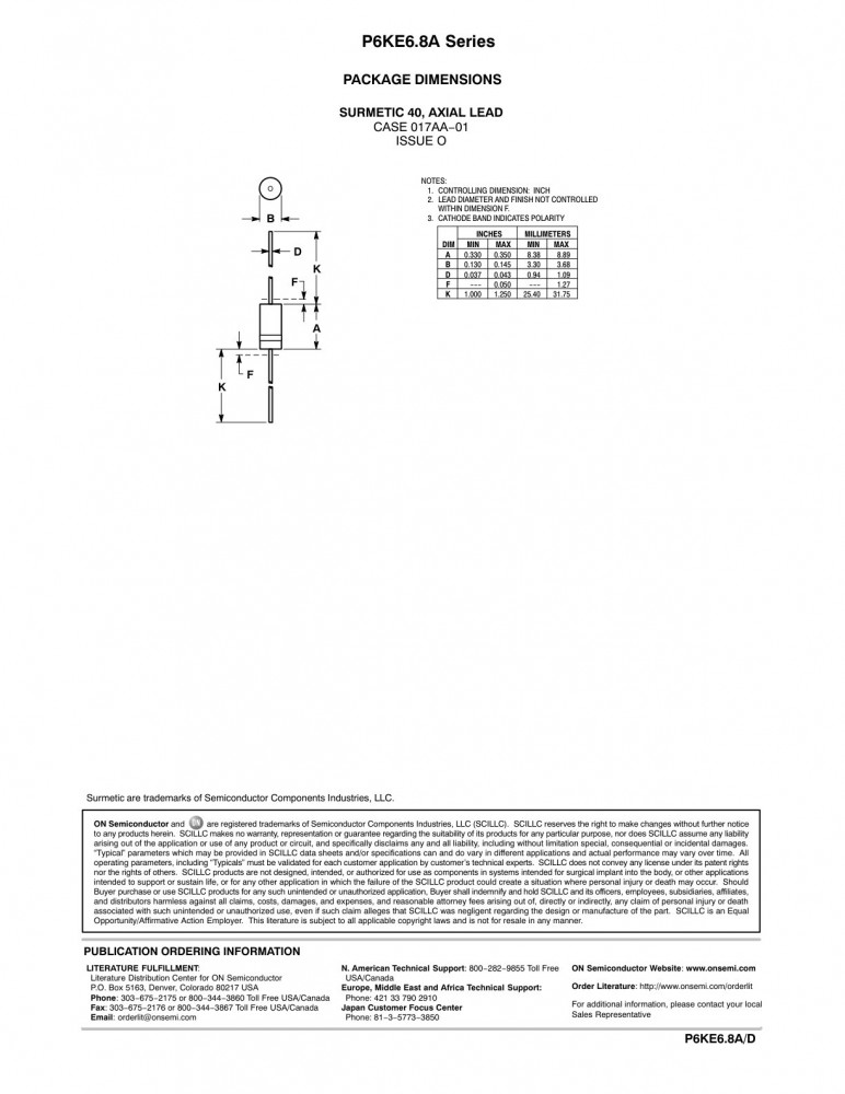 P6KE series datasheet page 5
