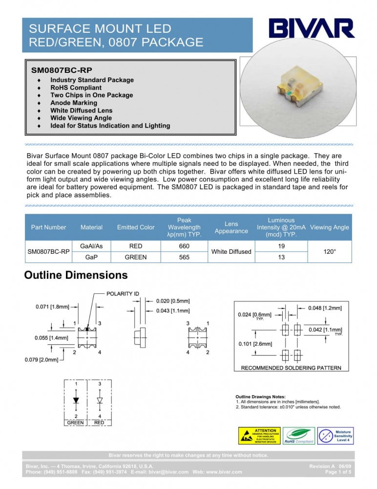 SM0807BC-RP datasheet page 1