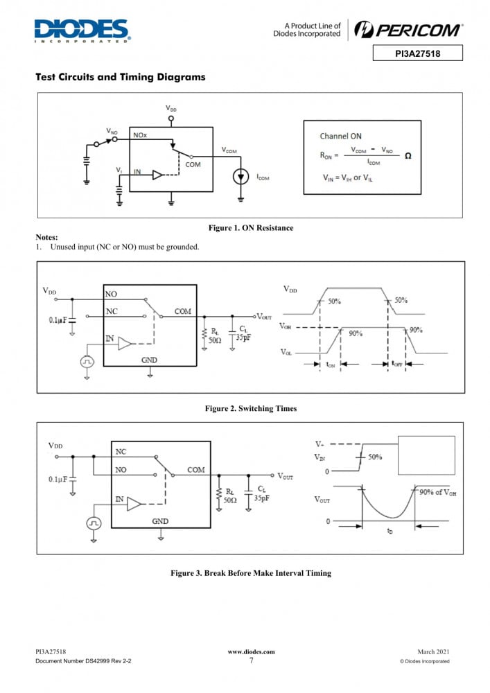 PI3A27518 datasheet page 7