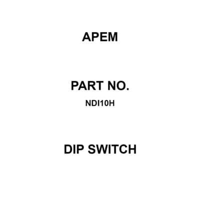 APEM NDIR06S DIP Switch