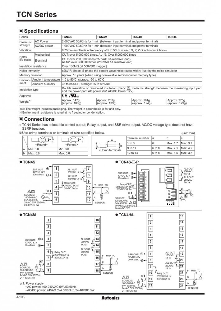 TCN Series documentation page 2