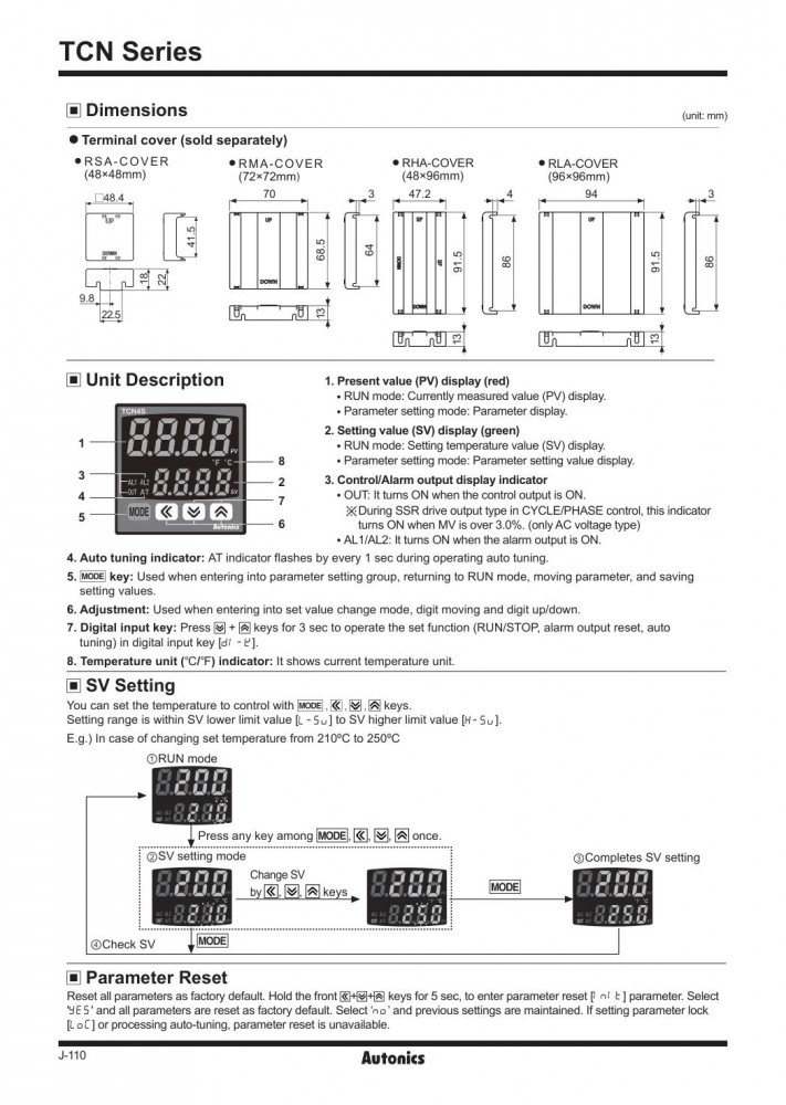 TCN Series documentation page 4