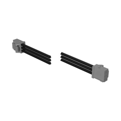 KK Plus 250-to-KK Plus 250 Off-the-Shelf (OTS) Cable Assembly, 2.50mm Pitch, Single Row, 600.00mm Length, 3 Circuits, Black for sale