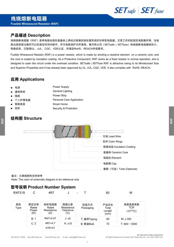 RXF technical document page 3