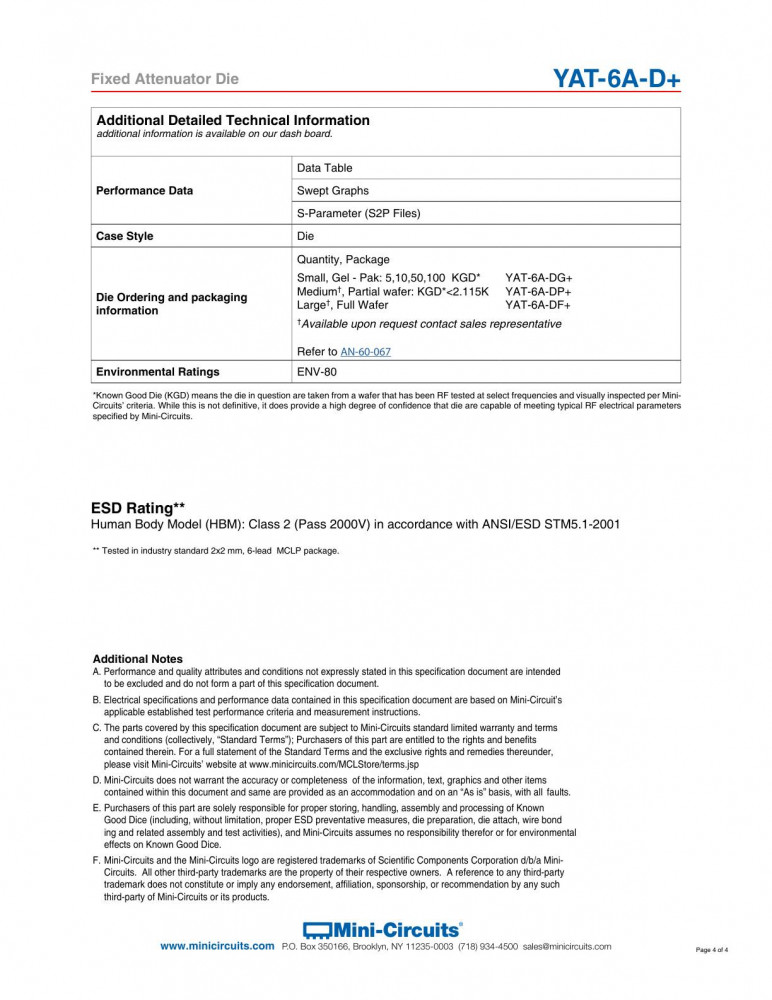 YAT-6A-DG+ technical document page 4