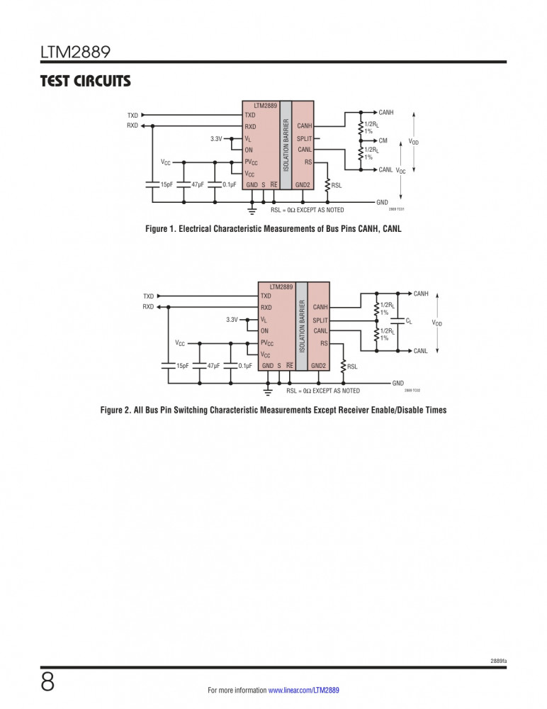 LTM2889 datasheet page 8