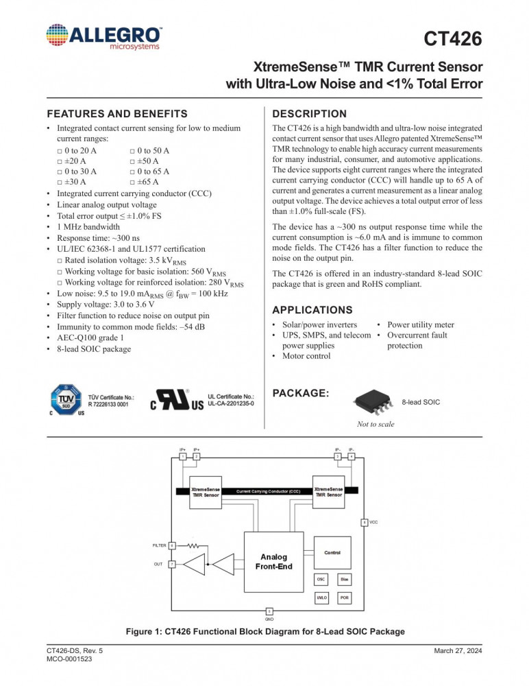 CT426 datasheet page 2