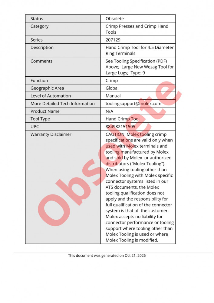Tooling document preview, page 2