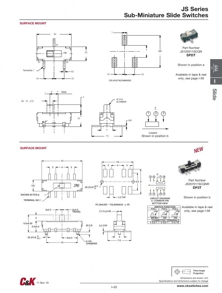 C&K JS203011SCQN document page 5
