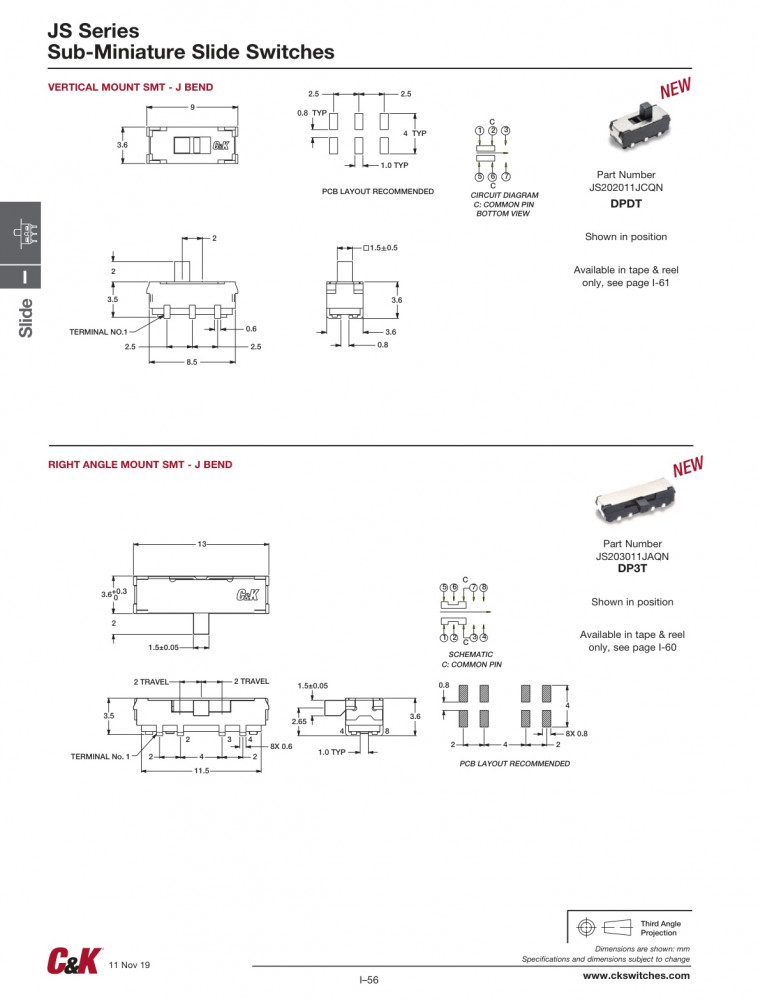 C&K JS203011SCQN document page 8