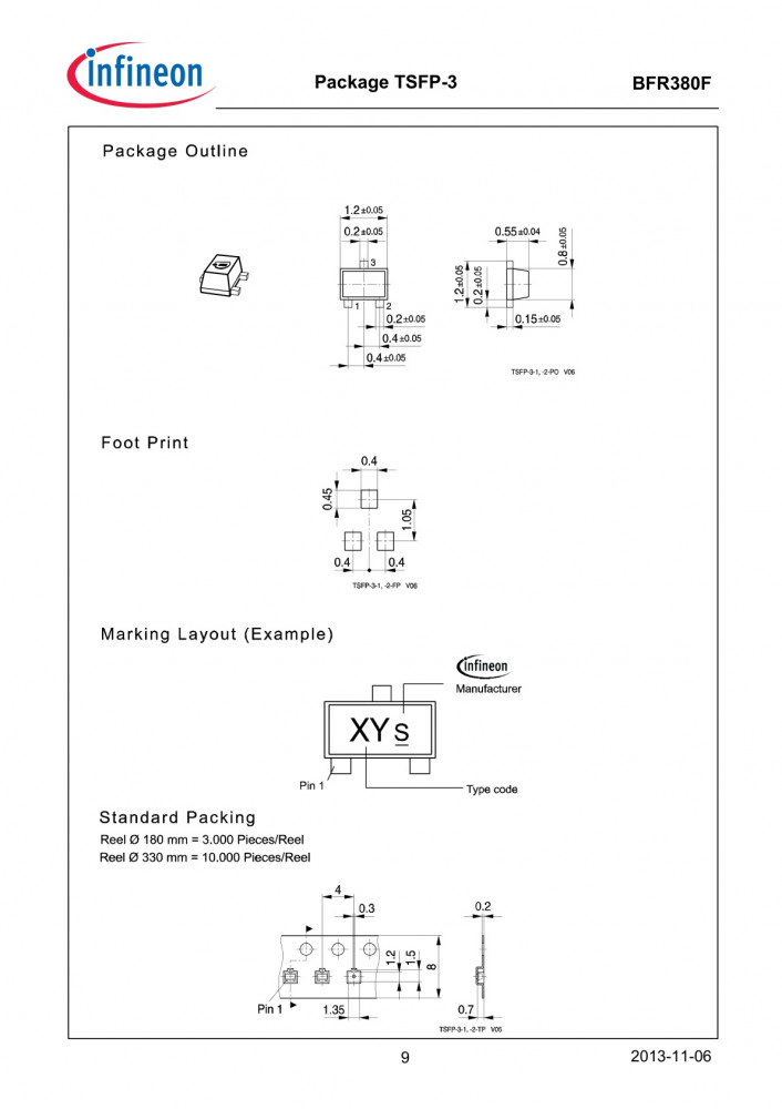BFR380FH6327 technical document page 9