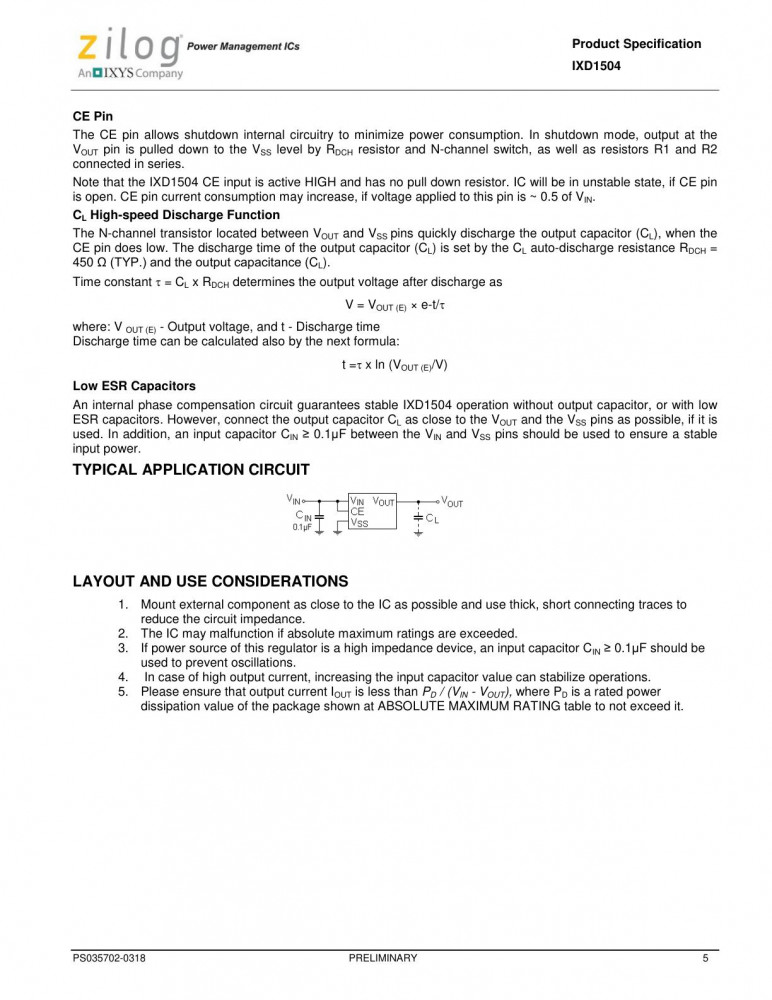 IXD1504 document page 5