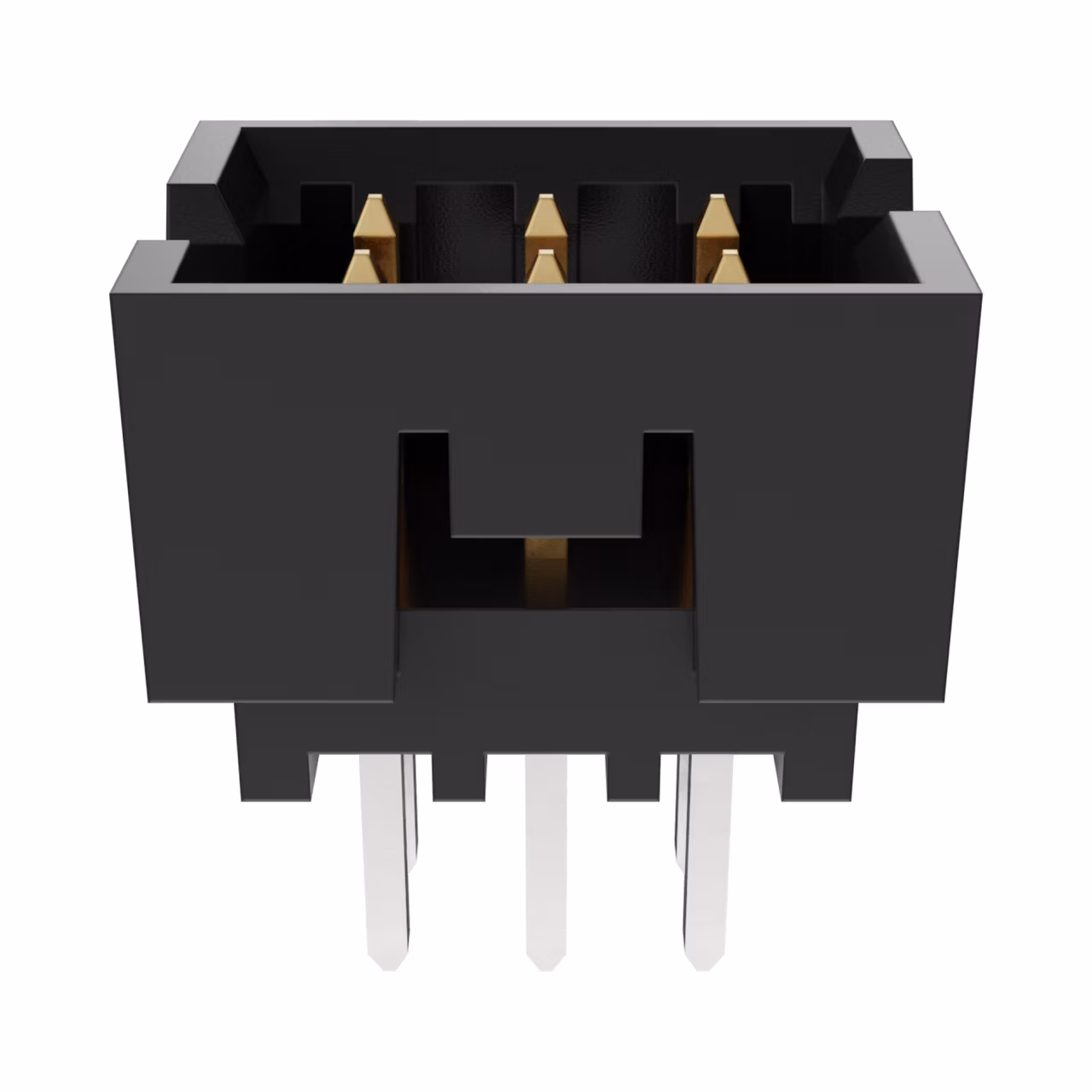 2.00mm Pitch, Milli-Grid PCB Header, Dual Row, Vertical, Through Hole, Shrouded, 6 Circuits, 0.76µm Gold (Au) Plating, 3.50mm Tail Length, Dual Side Slots, Center Friction Lock, Tube for sale