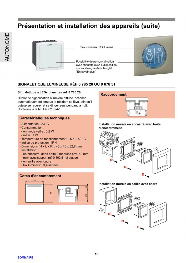 Legrand KNX installation guide page 10