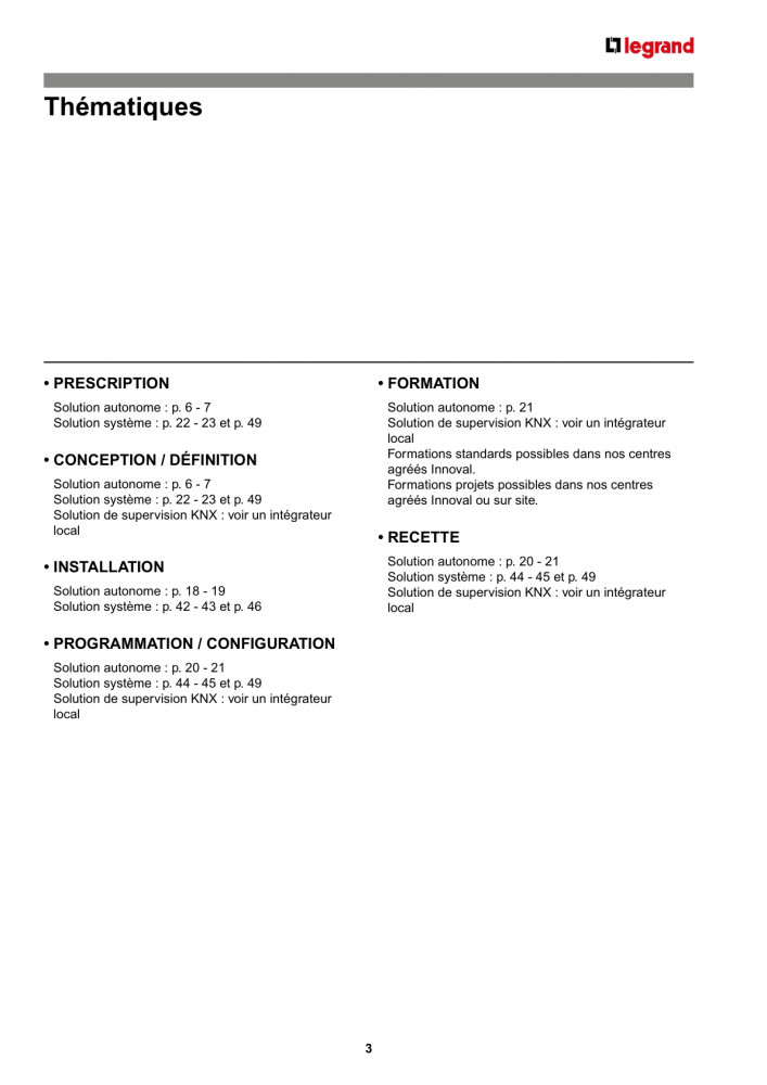 Legrand KNX installation guide page 3