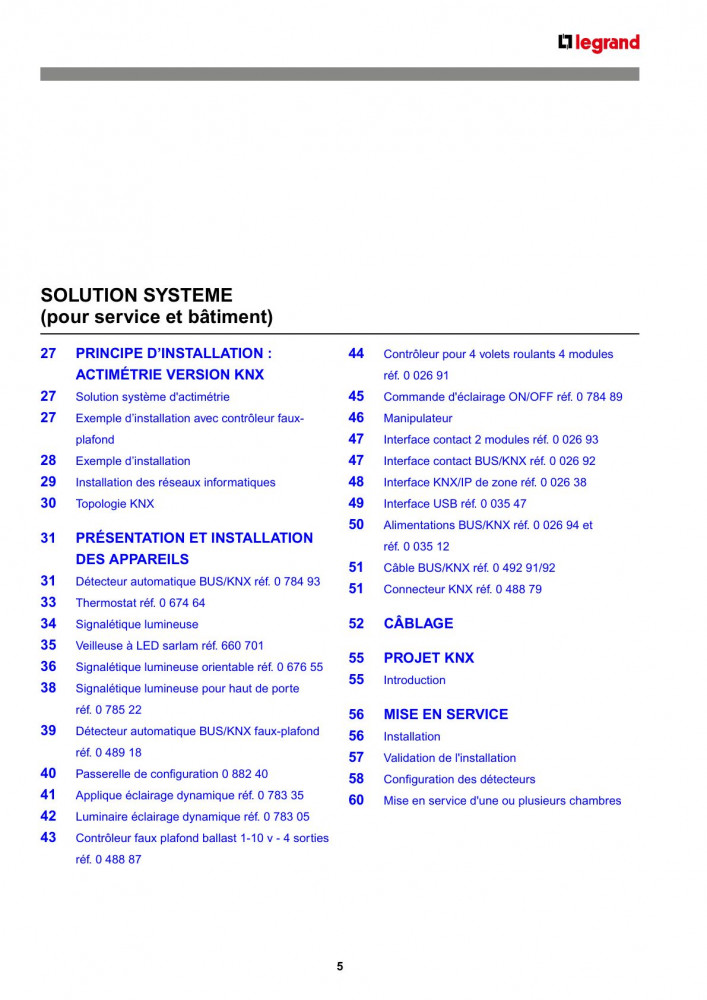 Legrand KNX installation guide page 5