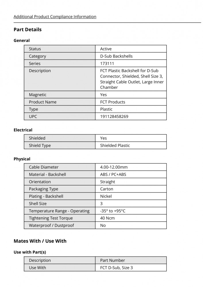 MOLEX 1731110334 drawing preview, page 2