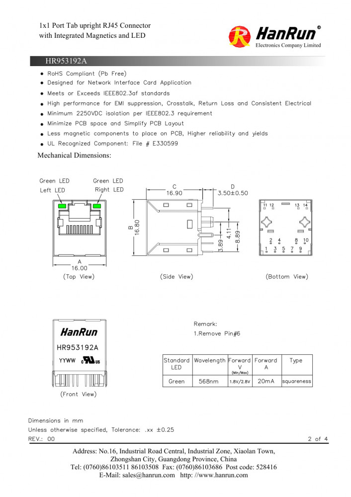 HR953192A technical document page 2