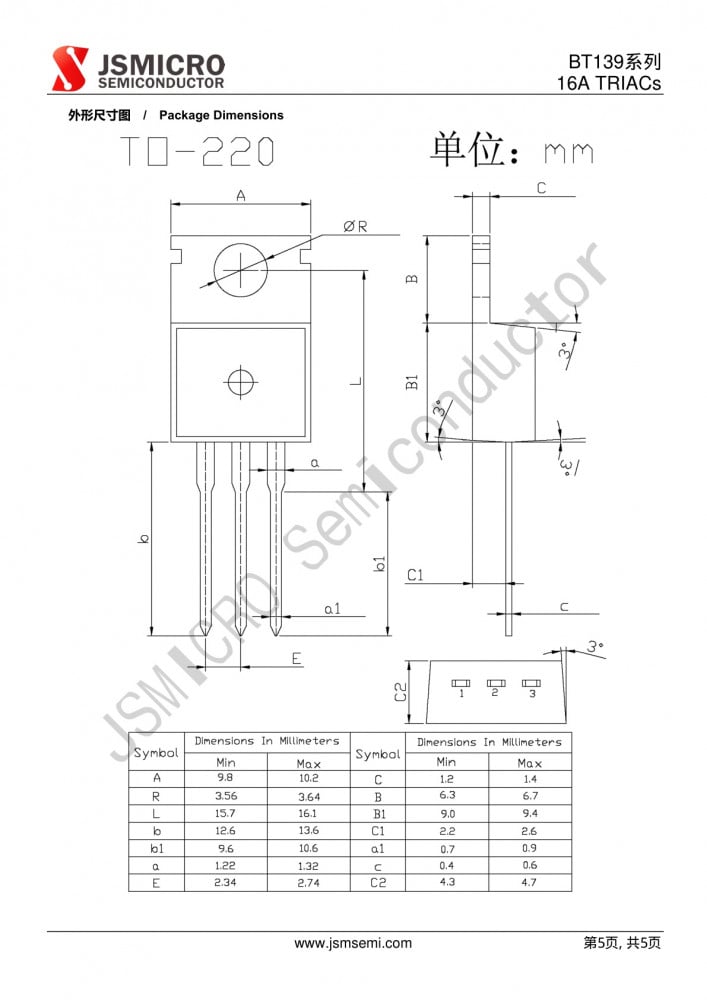 BT139-600D datasheet page 5