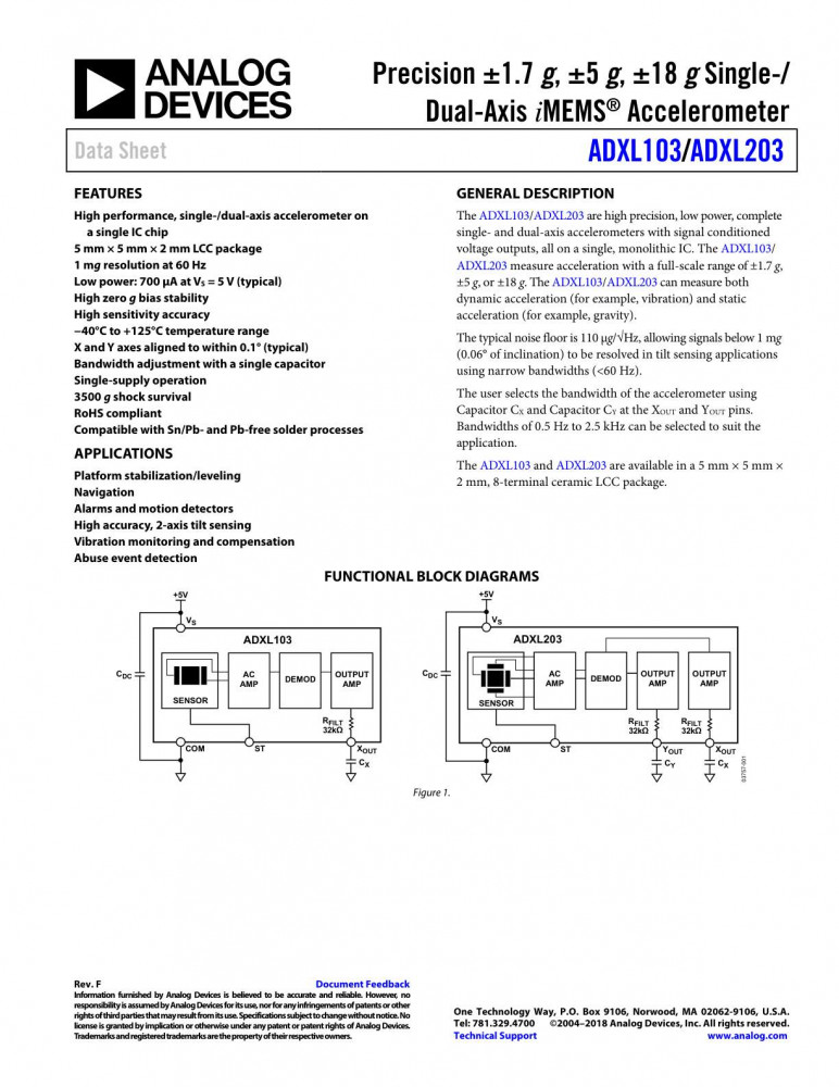 AD22037Z datasheet page 1
