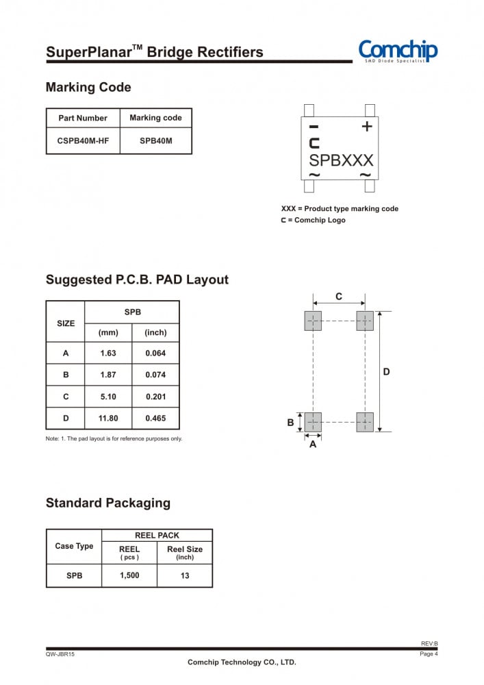 CSPB40M-HF datasheet page 4