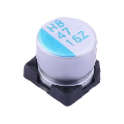 Lelon OVZ561M0ETR-0608 Aluminum-Polymer Capacitor