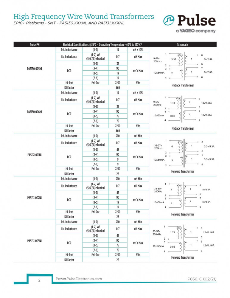 PA5131.005NLT technical document page 2