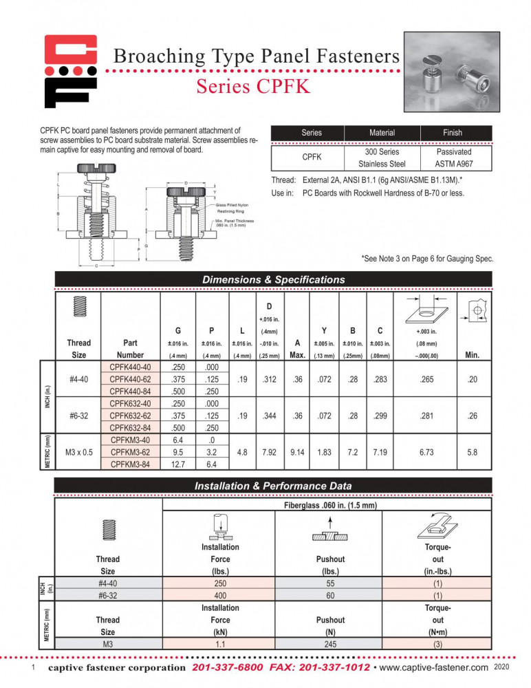 CPFK series product documentation image