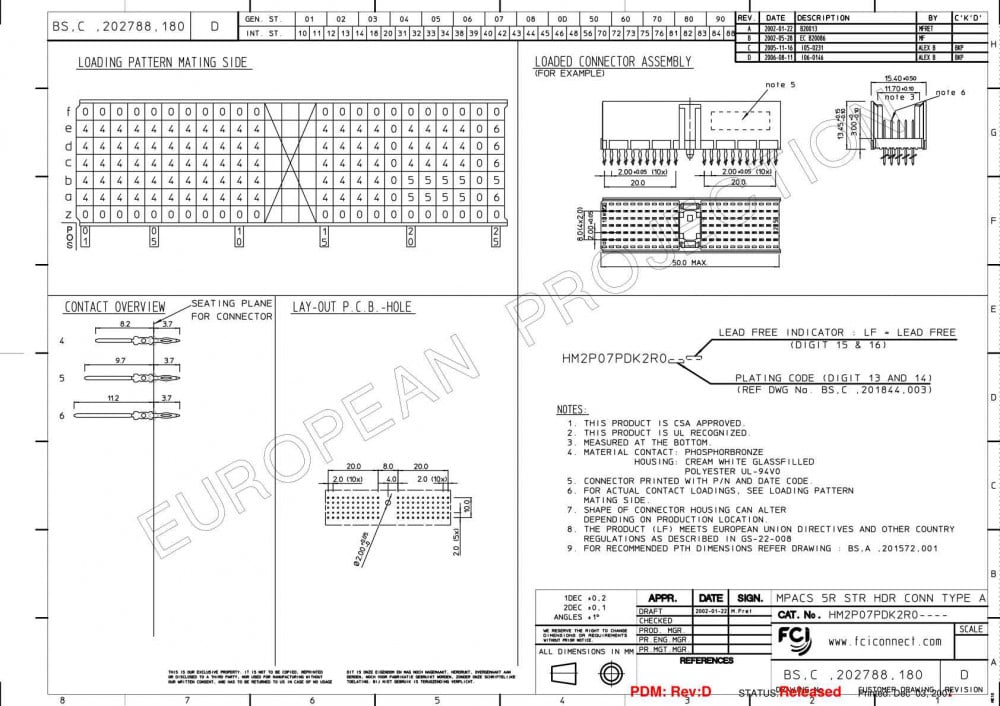 HM2P07PDK2R0N9LF technical document preview