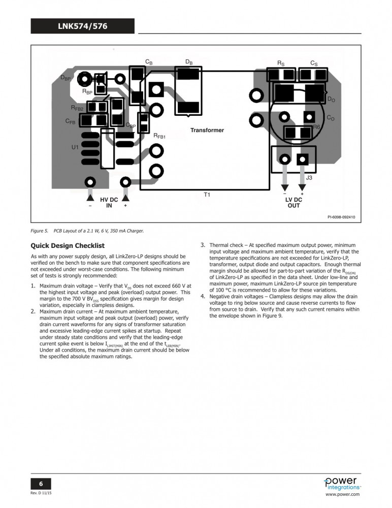 LNK576DG datasheet page 6