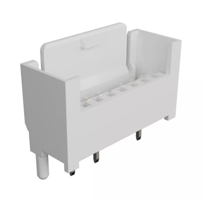 Appli-Mate RAST 2.5 Header, Vertical, 8 Circuits, Tin (Sn) Plating, Glow-Wire Capable, No Blocked Positioning Keys, Circuits 4 and 7 Voided, Circuit 1 in Opposite Position, with Latch, Natural for sale
