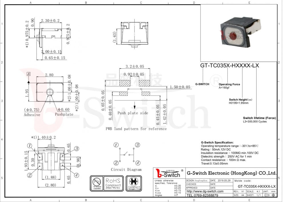 GT-TC035A-H0195-L3 technical document preview
