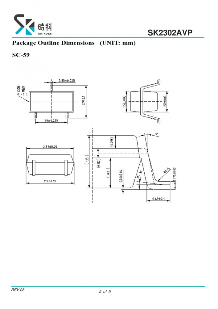 SK2302AVP datasheet page 5