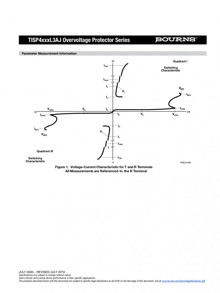 TISP4320L3AJR-S datasheet page 5