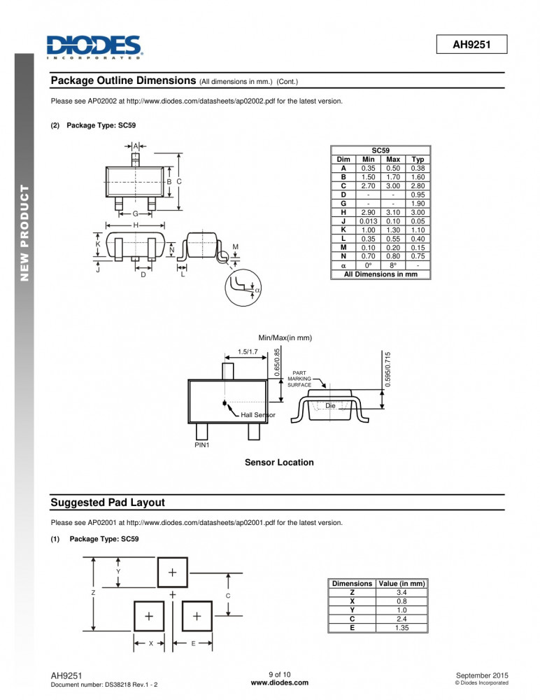 AH9251 datasheet page 9