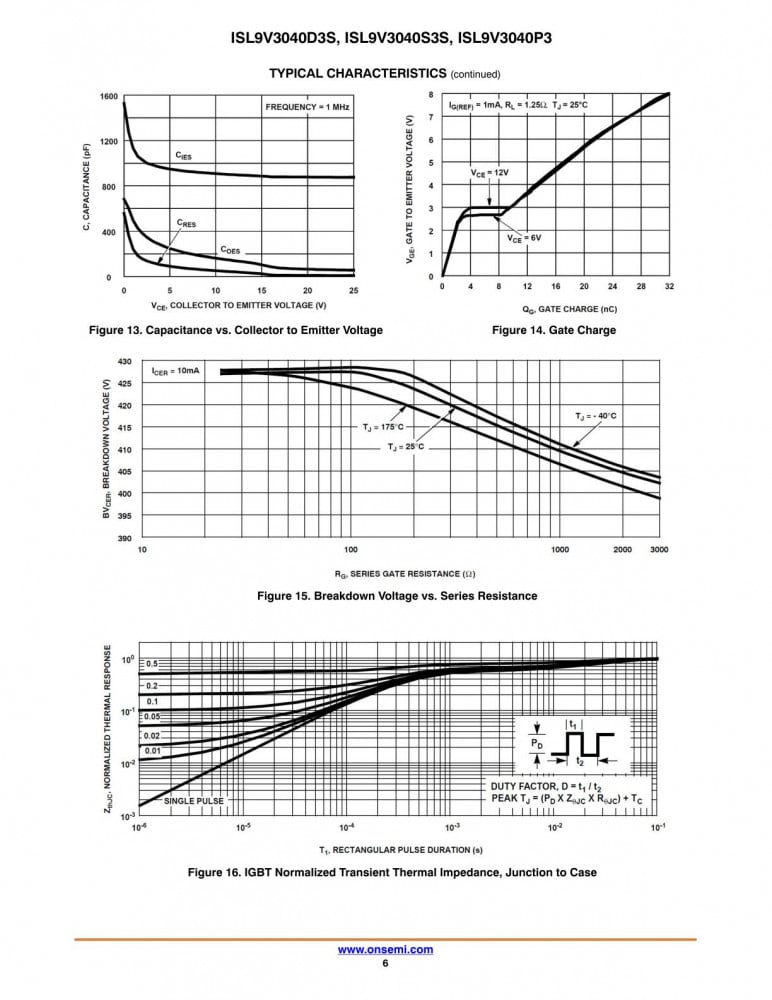 ISL9V3040D3ST datasheet page 6
