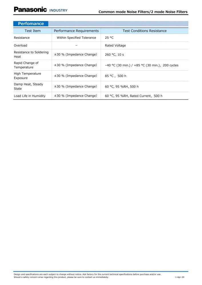 EXC-18CS350U technical document page 3