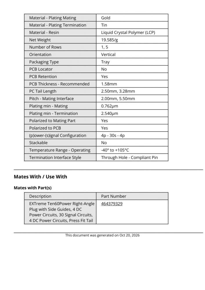 MOLEX 465629329 technical document image 3
