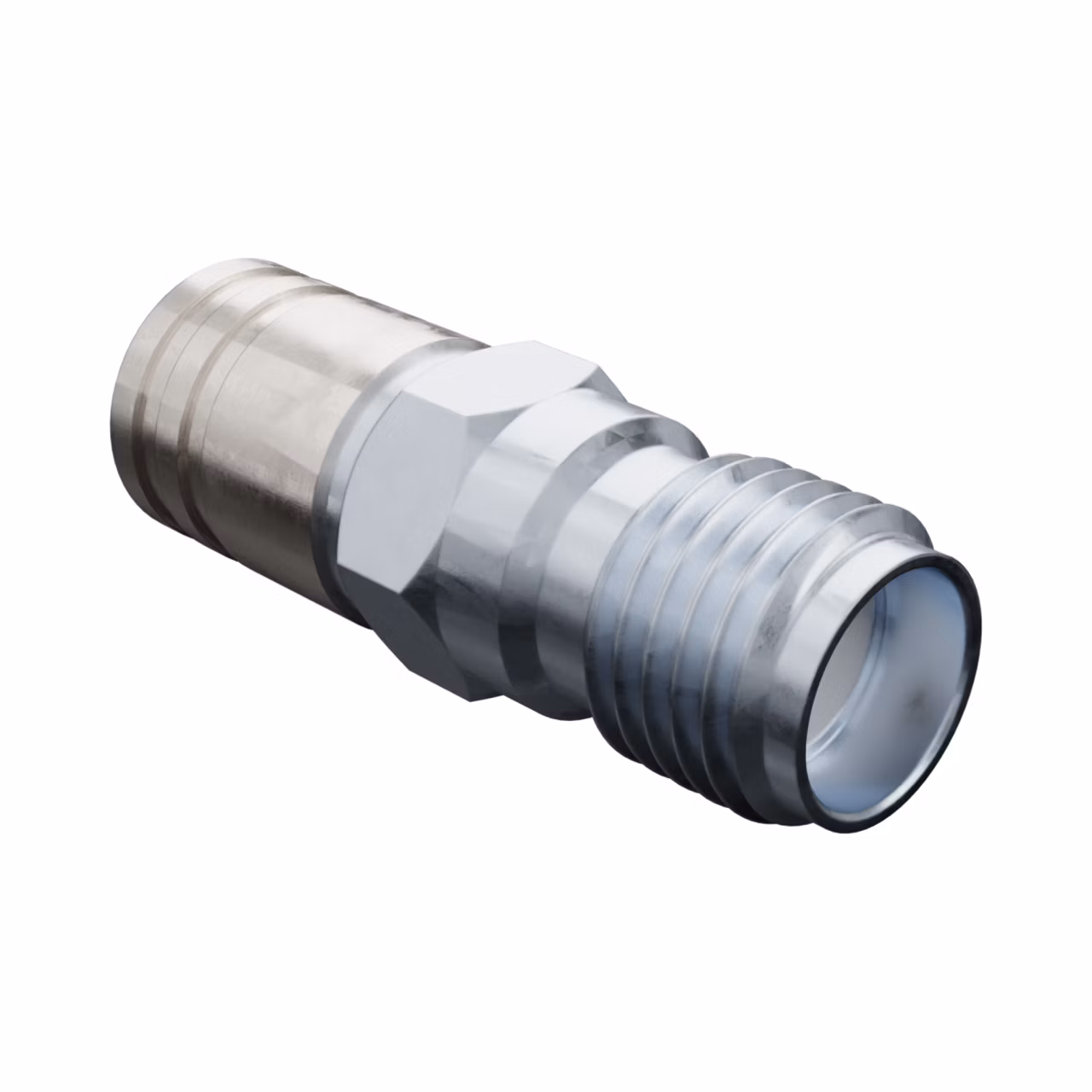 SMB Plug-to-SMA Jack, Between-Series Adapter, One Piece Per Bag, 50 Ohms for sale