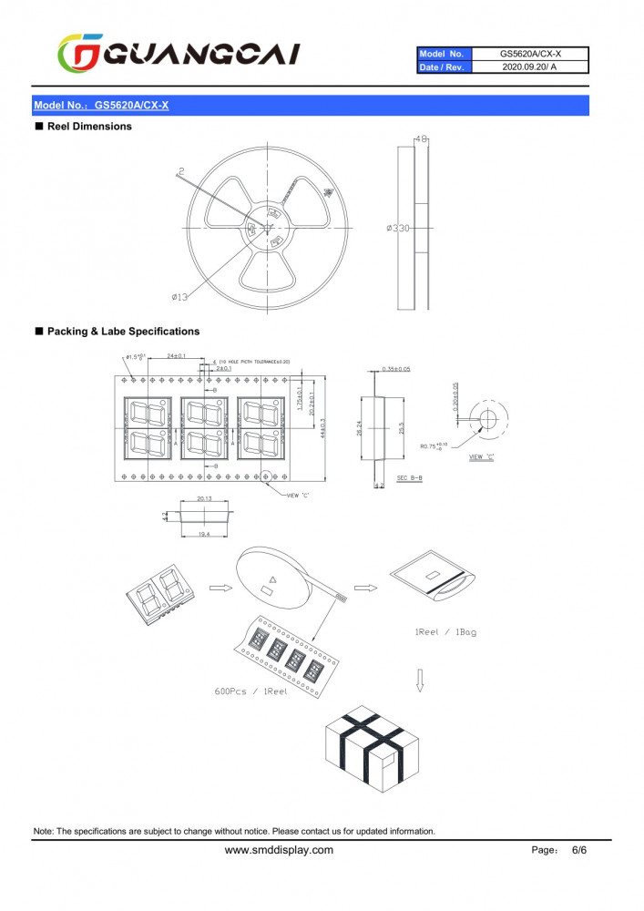 GS5620AR-G datasheet page 6