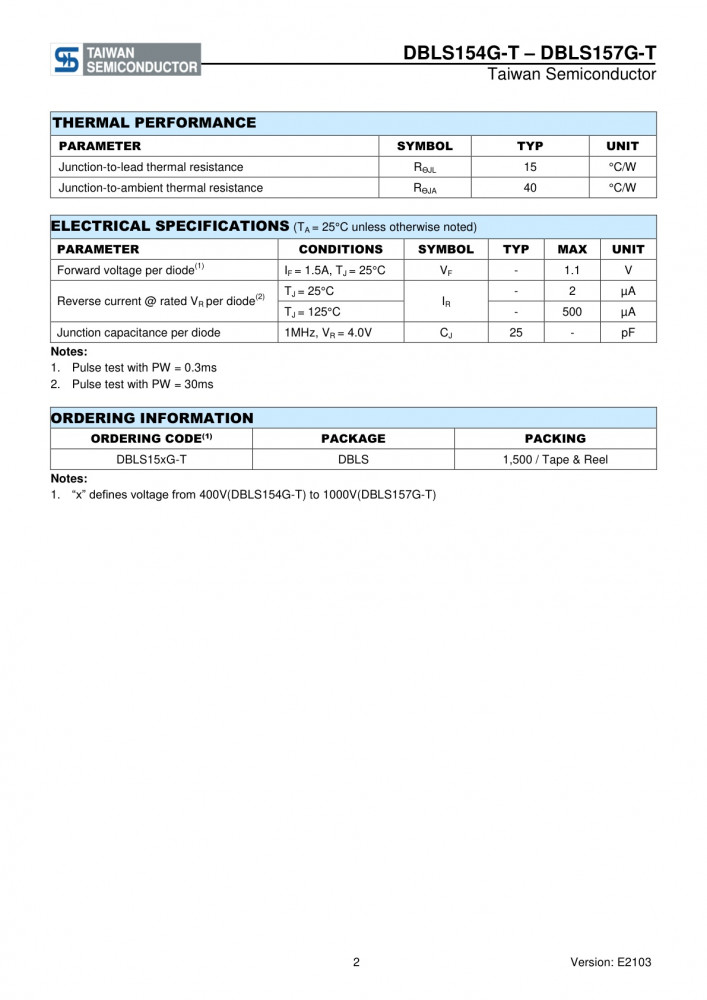 DBLS157G-T datasheet page 2